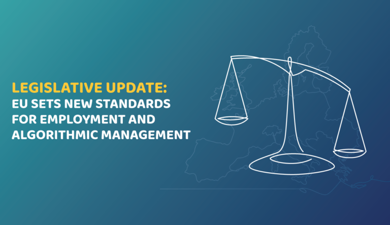 Legislative Update: EU Sets New Standards for Platform Workers and ...
